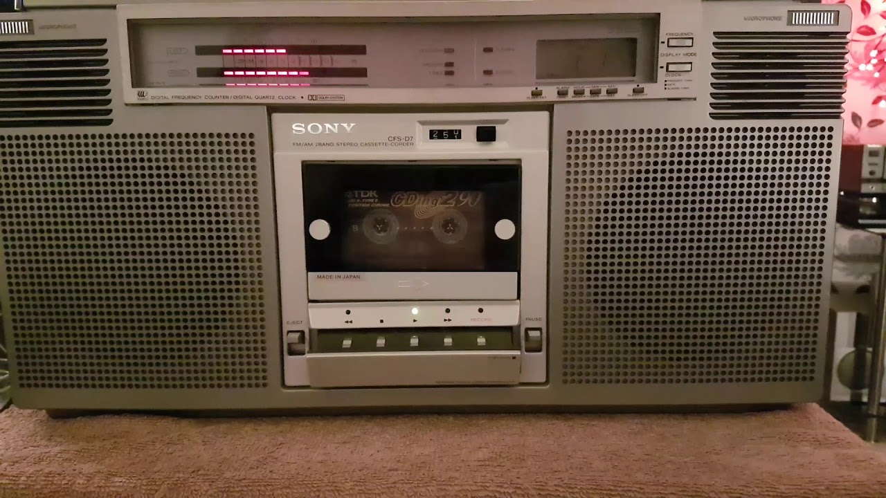 Sony CFS D7 Cassette Deck - YouTube