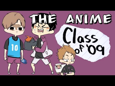 the anime || haikyuu x class of 09 || haikyuu texts - YouTube