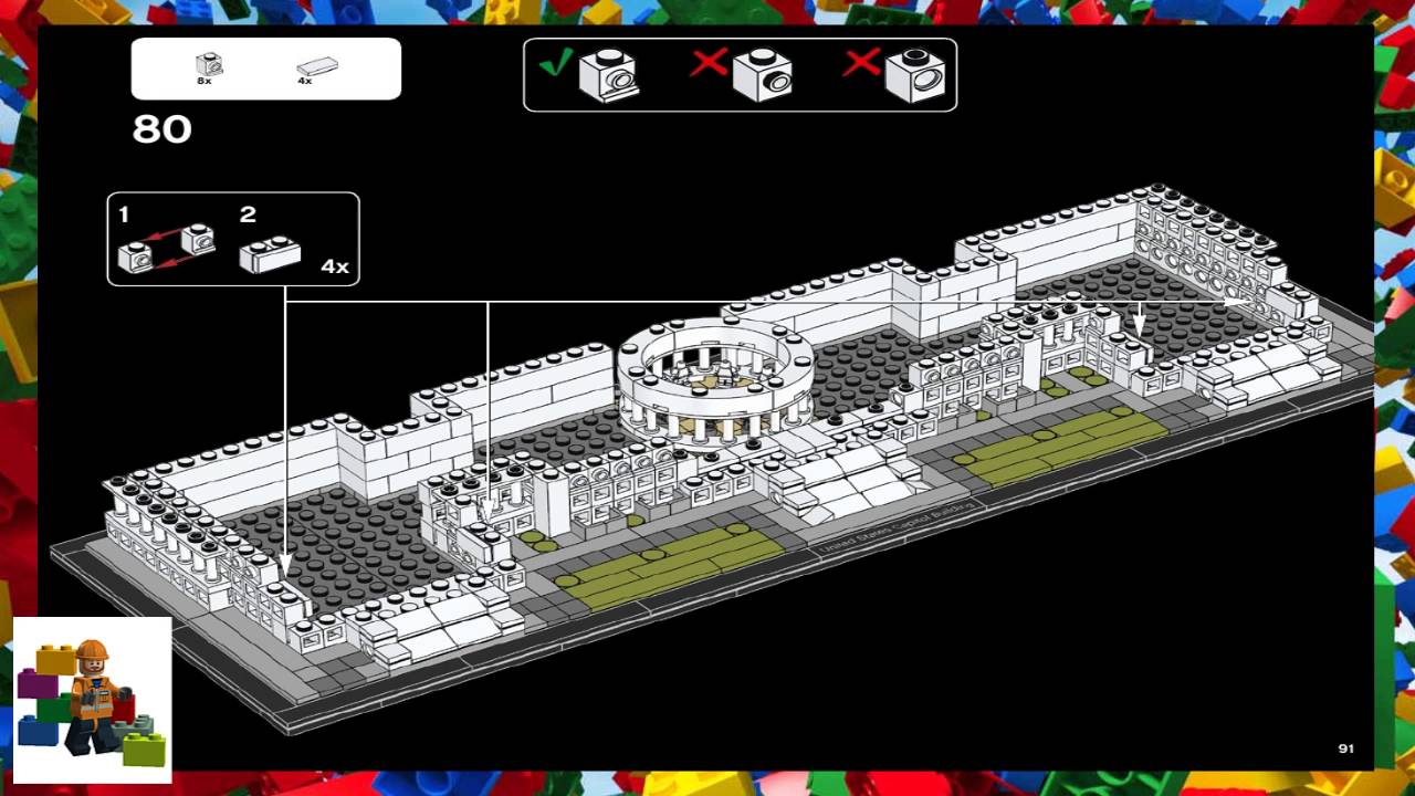 LEGO instructions - LEGO Architecture - 21030 - United States Capitol ...