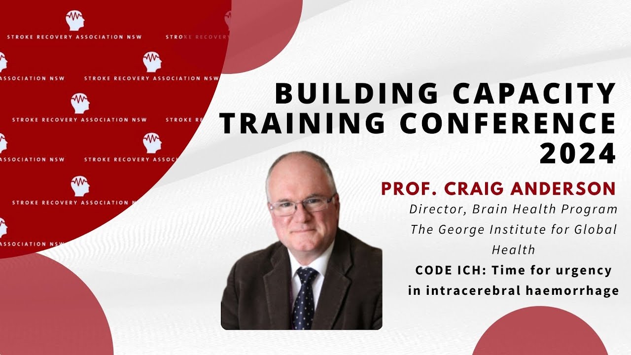 'CODE ICH: Time for urgency in intracerebral haemorrhage' - Professor ...