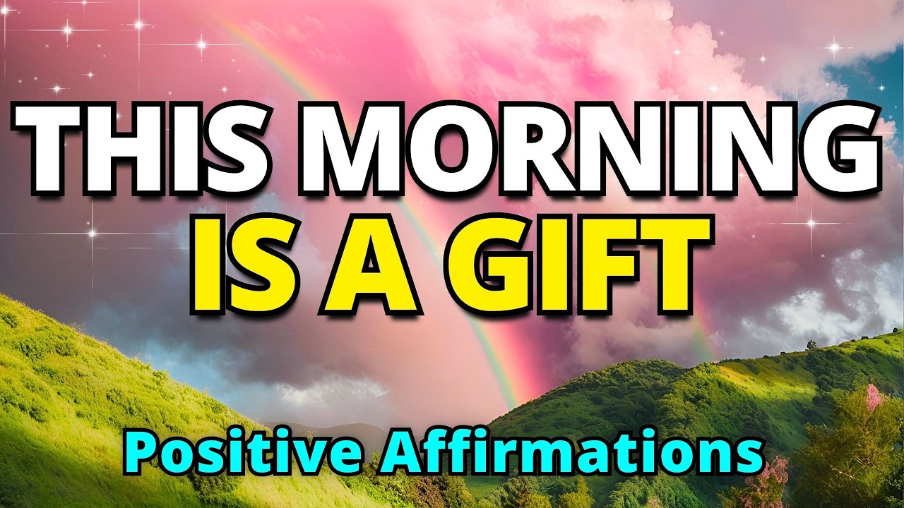 This Morning Is A Gift | Positive Morning Affirmations | Gratitude ...