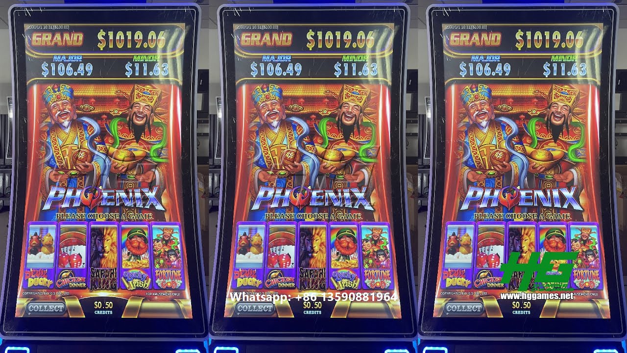 IGS Original Phoenix Vertical Nudge Slot Skill Game for sale - YouTube