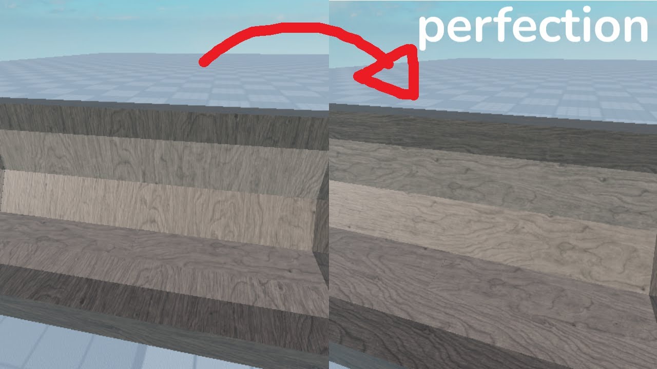 fixing the bad wood grain of udg2 wood decorations - YouTube