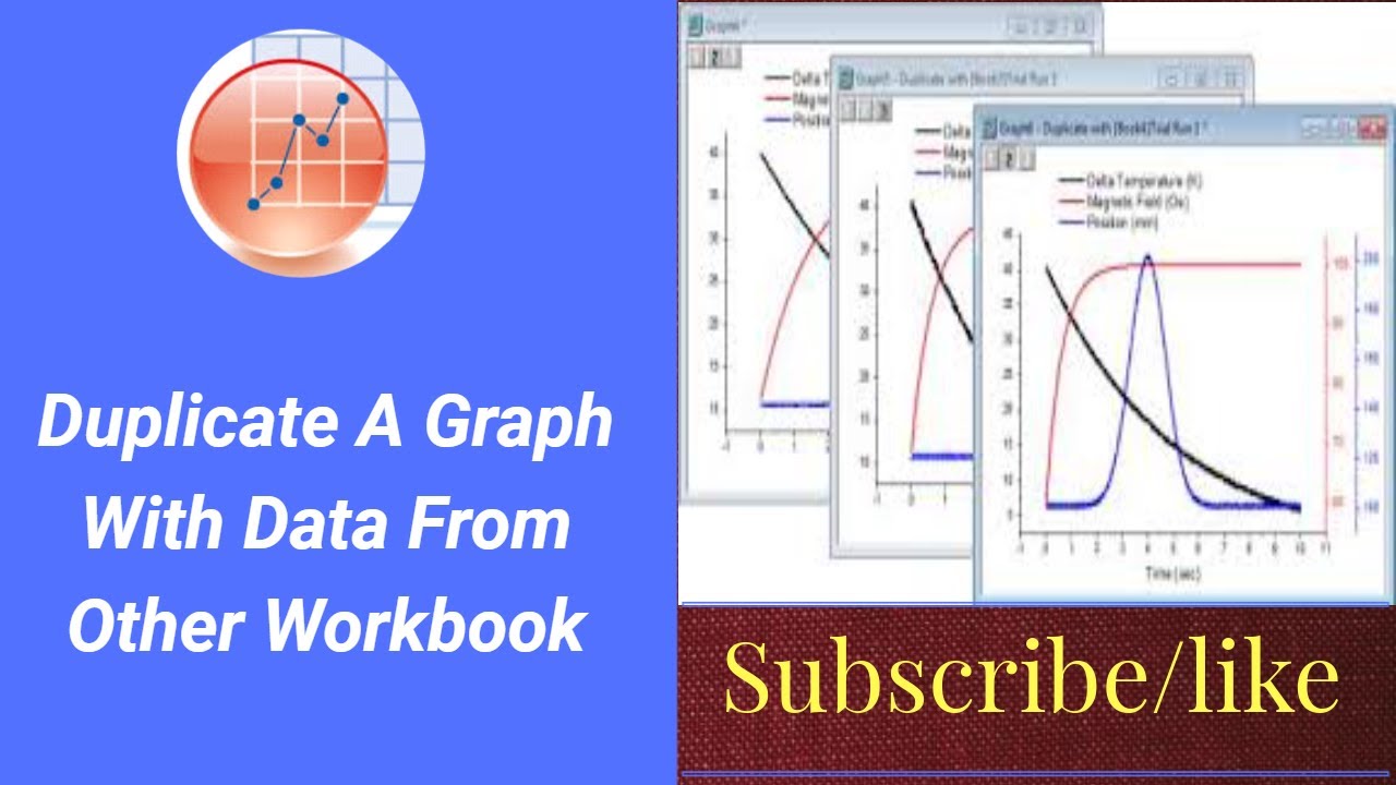 Duplicate A Graph With Data From Other Workbook Or Sheet - YouTube