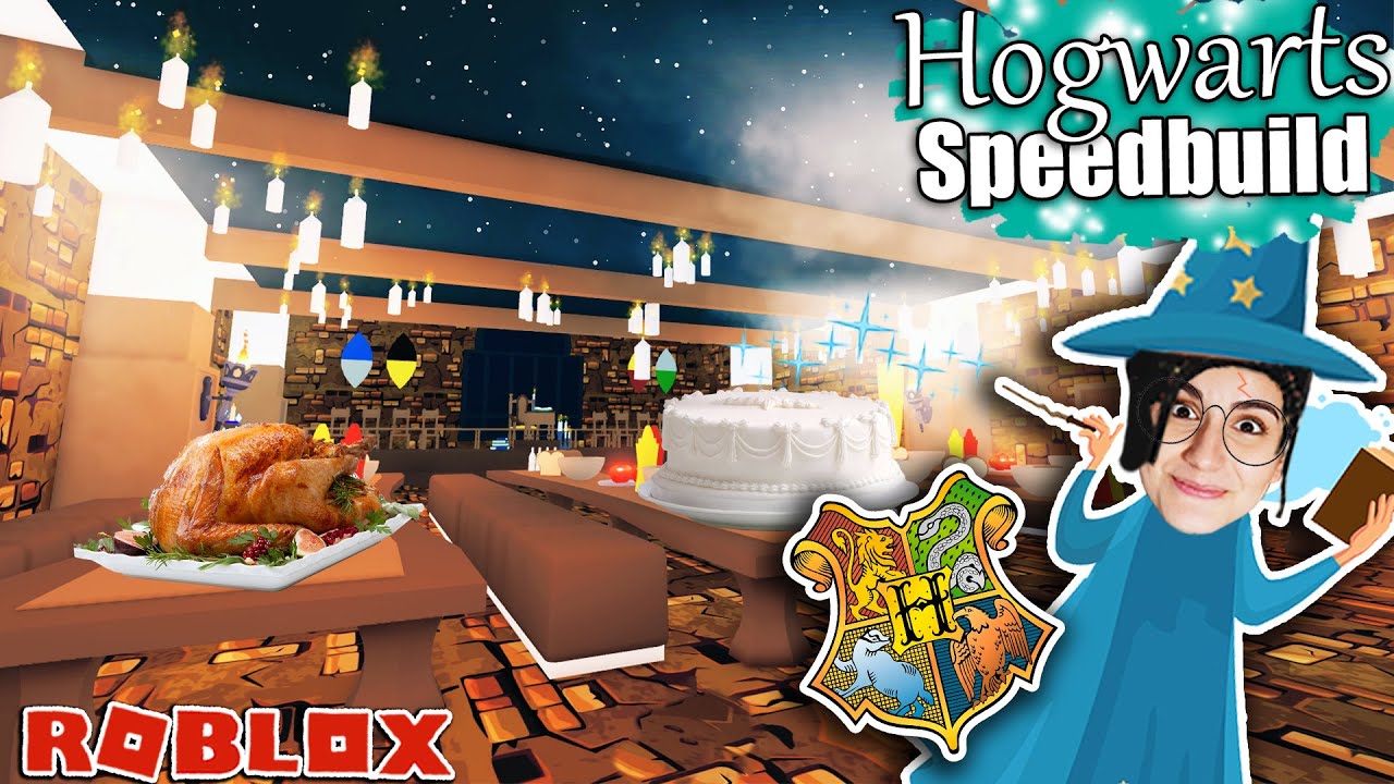 HARRY POTTER IN ADOPT ME CITY?! Hogwarts Große Halle Speedbuilding ...