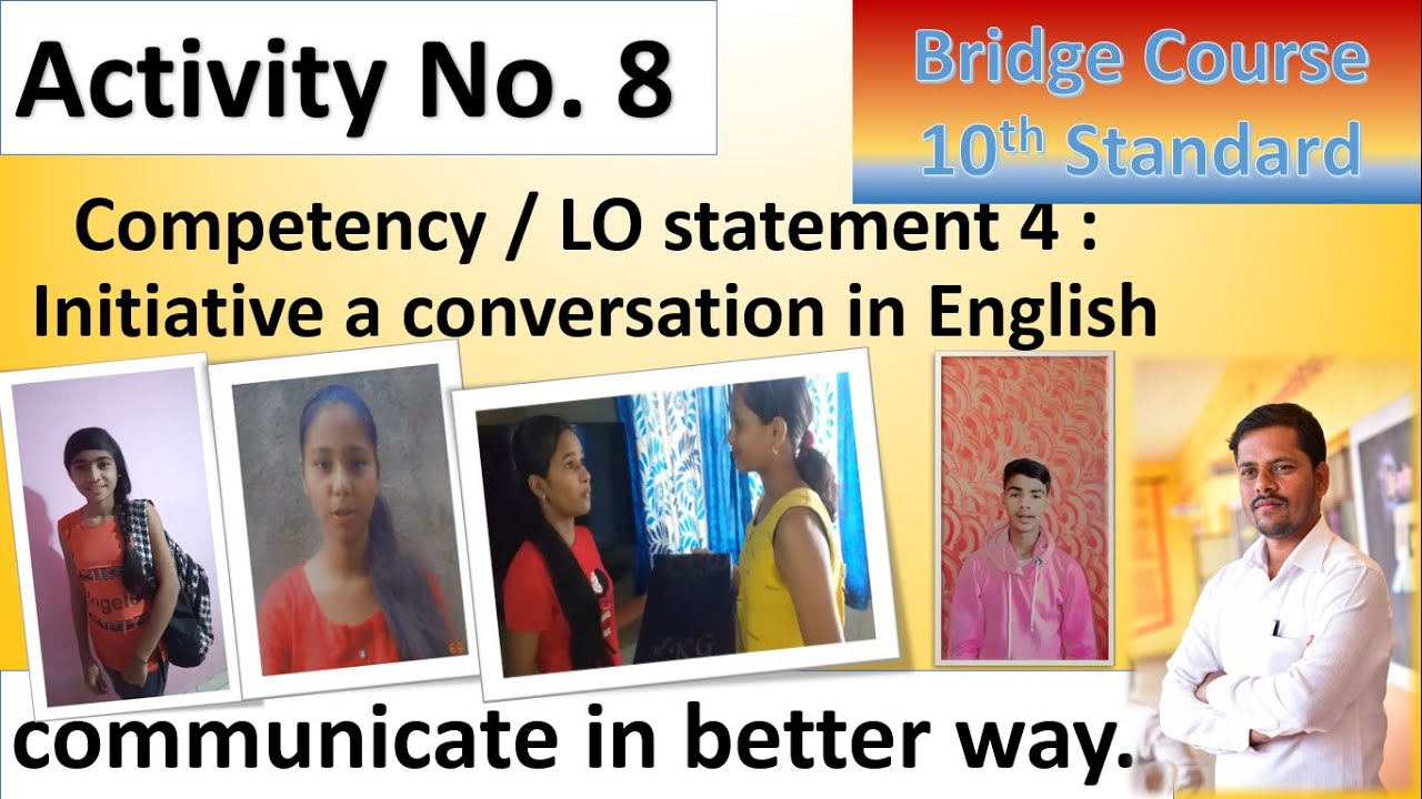 Bridge Course 10th English Activity no 8 #bridgecourse - YouTube
