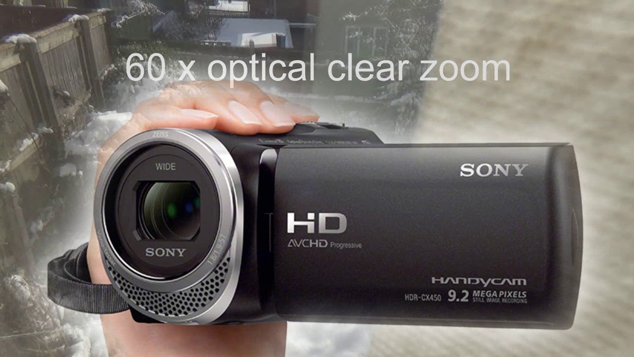 sony handicam HRD CX450 - YouTube