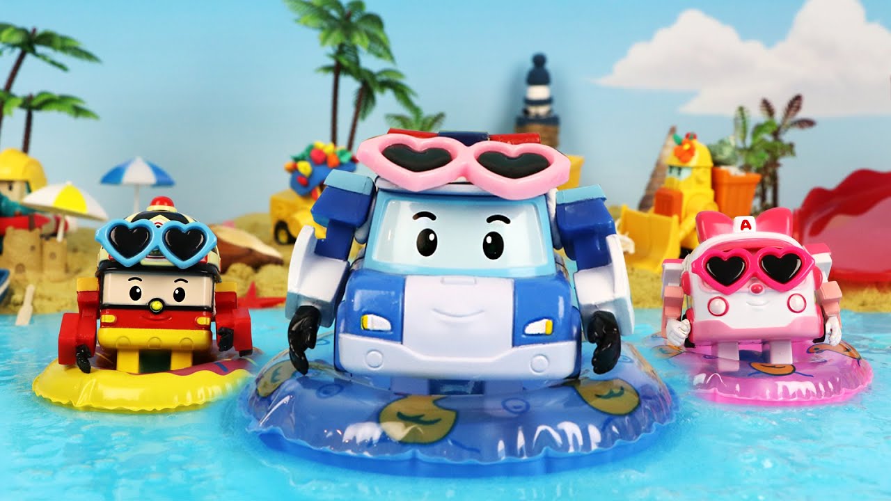 Robocar POLI Opening Song | Summer Ver.⛱ | Toy MV | Toy Video | Robocar ...