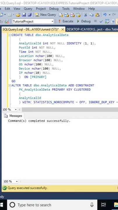 264 ASP .NET MVC - Add Update Views SQL Query for Main Analytics Table for Tutorial Project ...