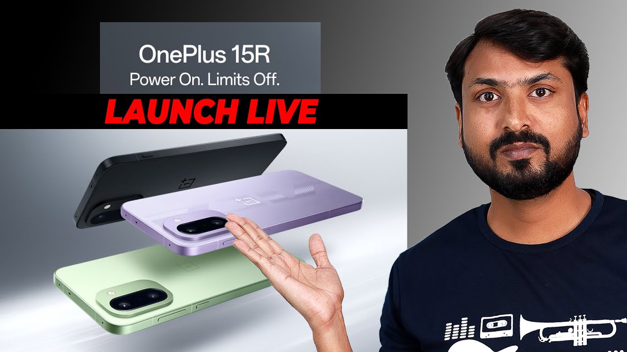 OnePlus 15R Launch Event Live Stream - India Price, Specs & First Look ...