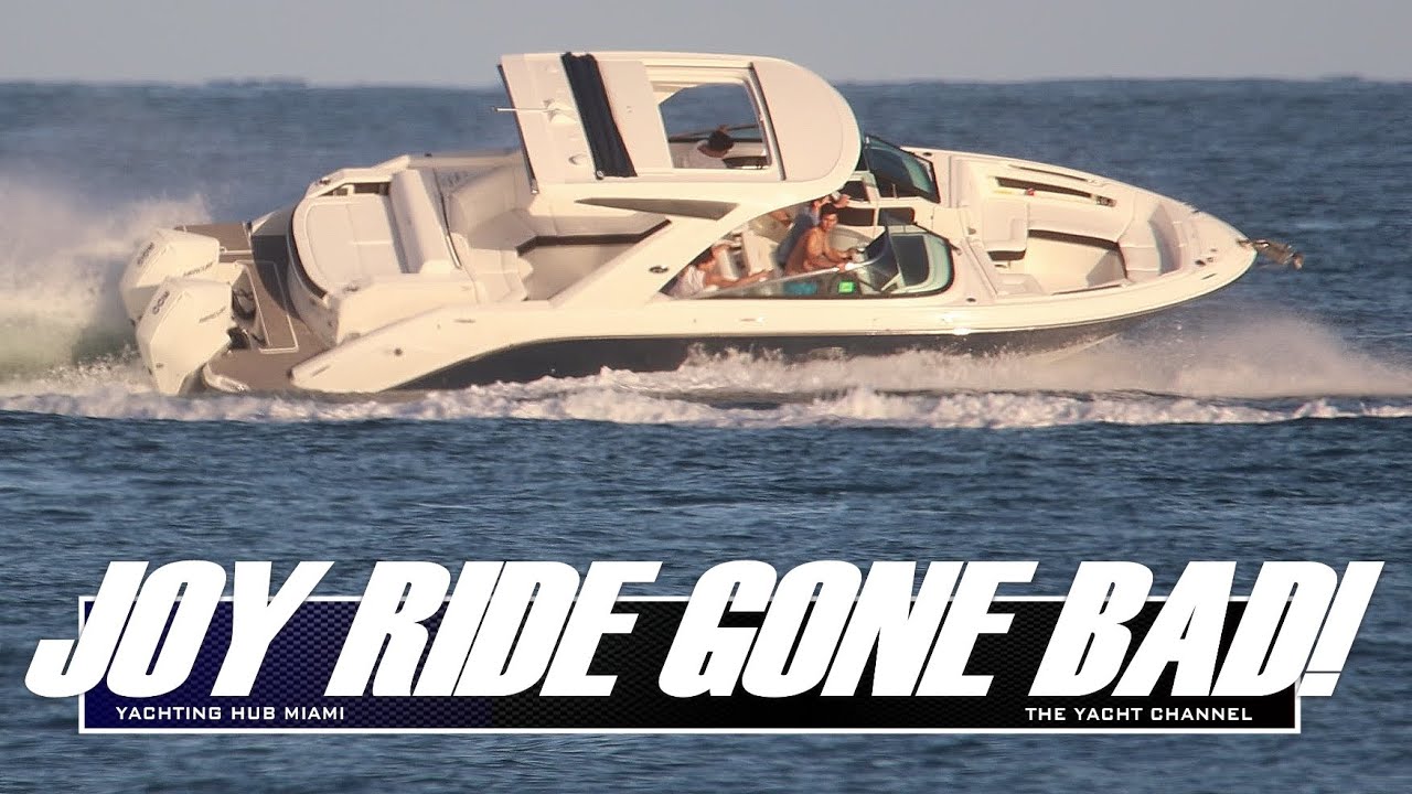 BUSTED TAKING THE BOAT FOR A DANGEROUS JOY RIDE | HAULOVER INLET | WHAT ...