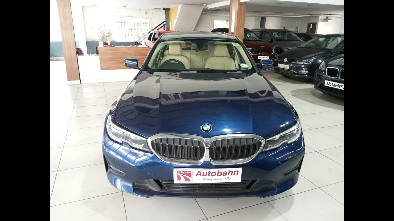 BMW 3 Series 320d Sport Line Sedan Blue 2020 - YouTube