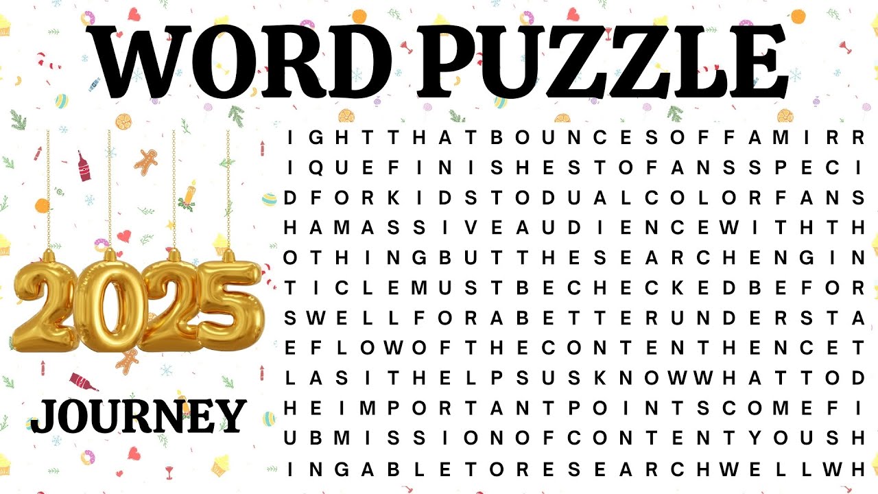 NEW YEAR WORD SEARCH 🎆 | Ultimate Word Puzzle Challenge for 2024! - YouTube