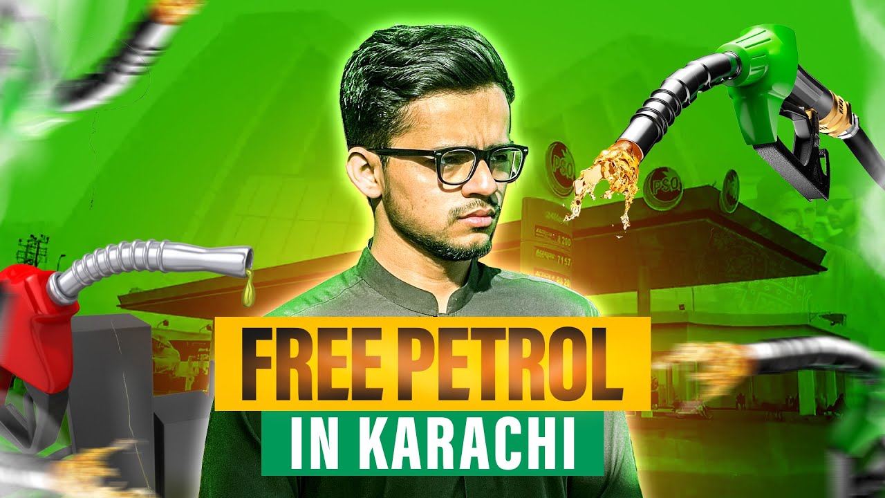 FREE PETROL IN KARACHI | Petrol Prices Hike | Hammad Foundation - YouTube