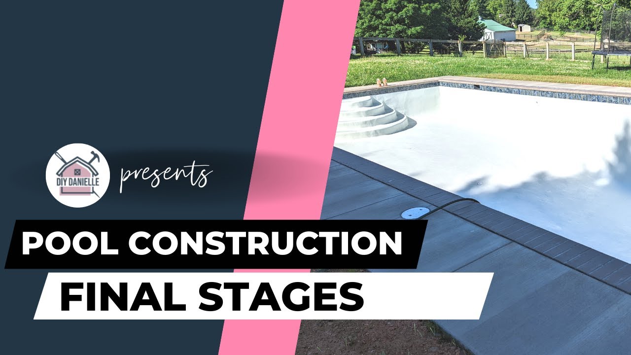 Final Stages of Pool Construction: Plastering & Filling the Pool for a ...