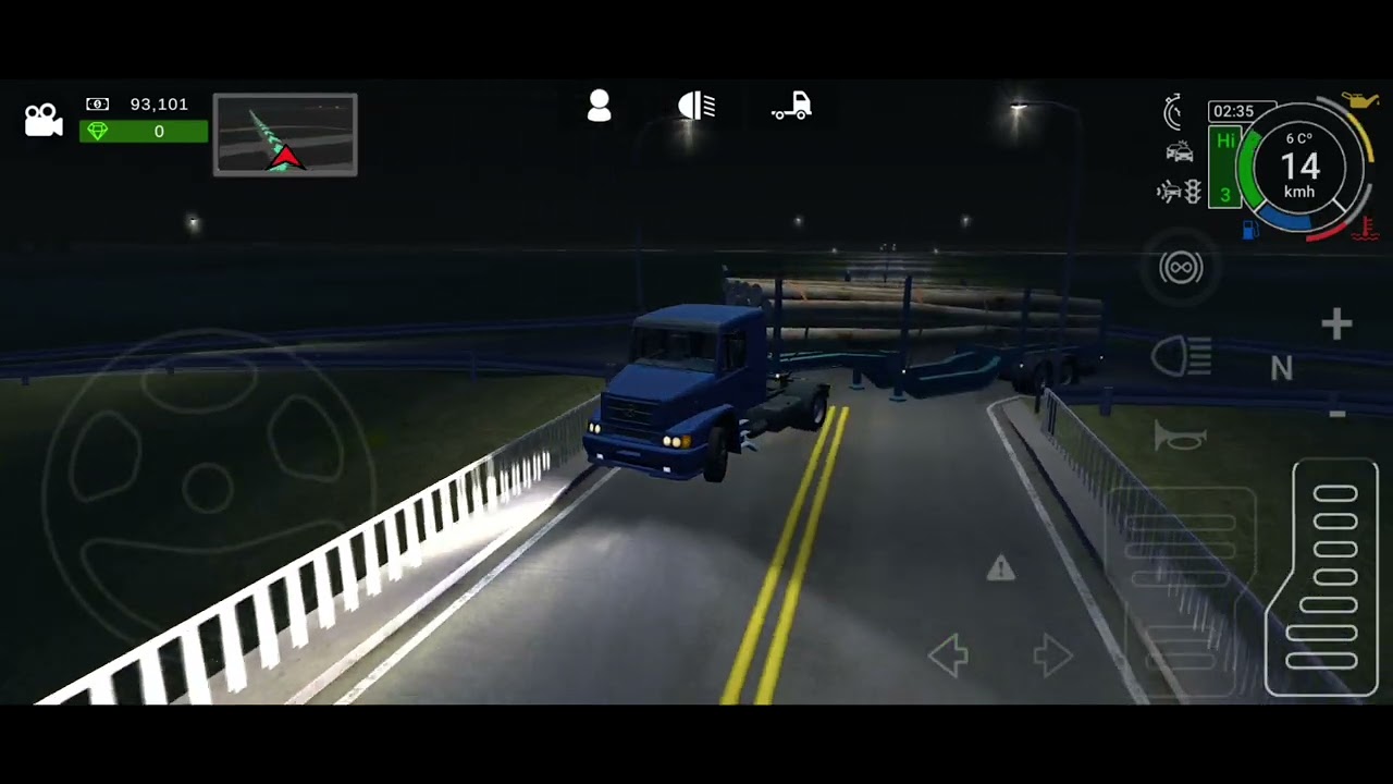 Driving Mermedes Gens LS 1620 4X245 | #grandtrucksimulator || - YouTube
