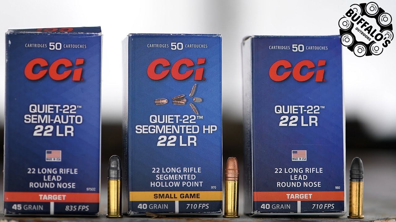 Exploring the CCI QUIET-22 Family of Ammunition - YouTube
