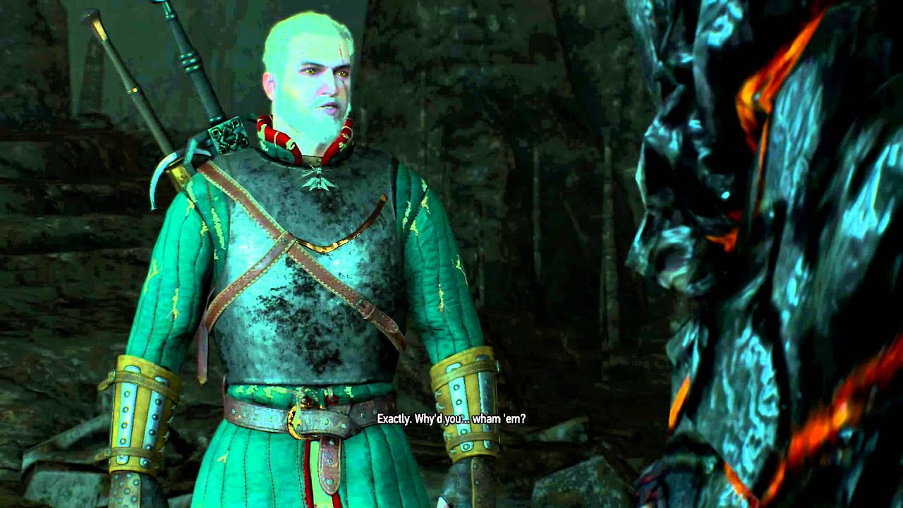 Witcher 3 Wild Hunt : Contract Missing Minors. Talk to the Rock Troll ...