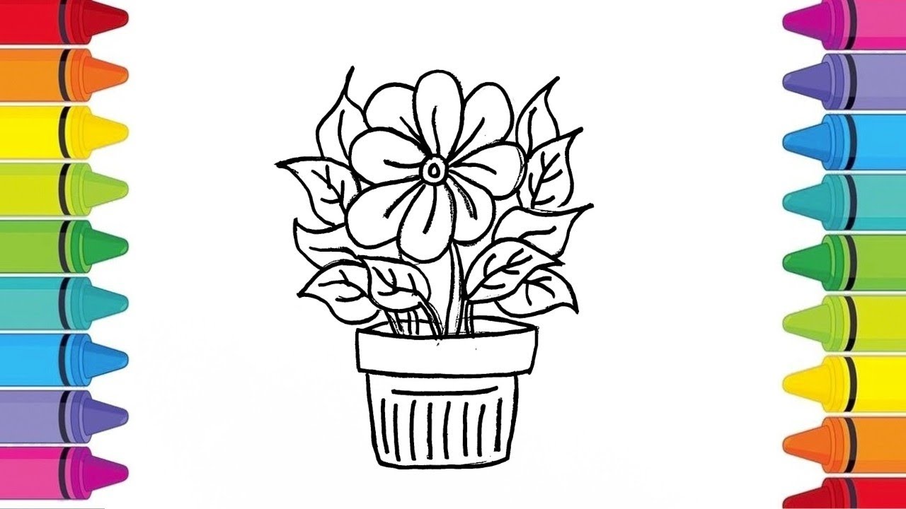 Cara Menggambar Bunga yang Indah untuk Pemula | How to Draw a Beautiful ...