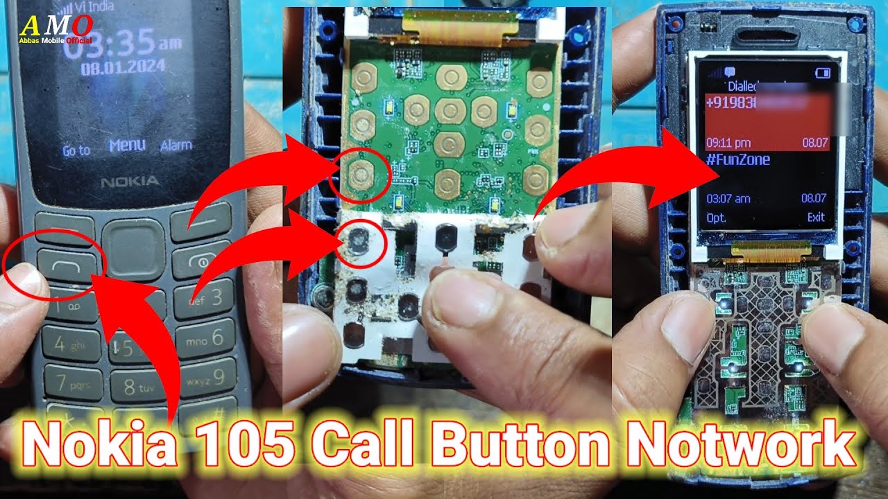 Nokia 105 Call Button Notwork Problem Nokia 105 Button Solution Nokia ...