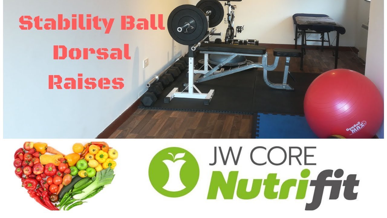 Dorsal Raises on the Stability Ball (2018) - YouTube