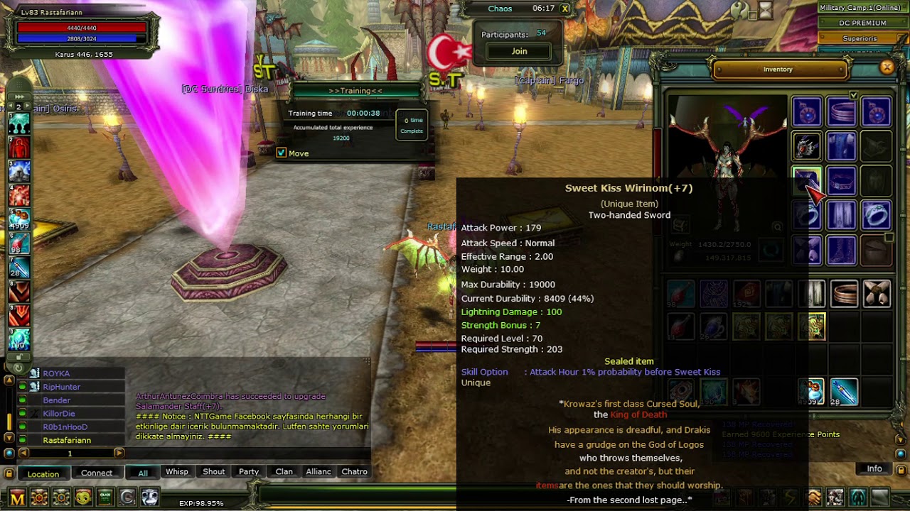 Knight OnLine Battle Priest Farm---BP Farm İlk Video - YouTube