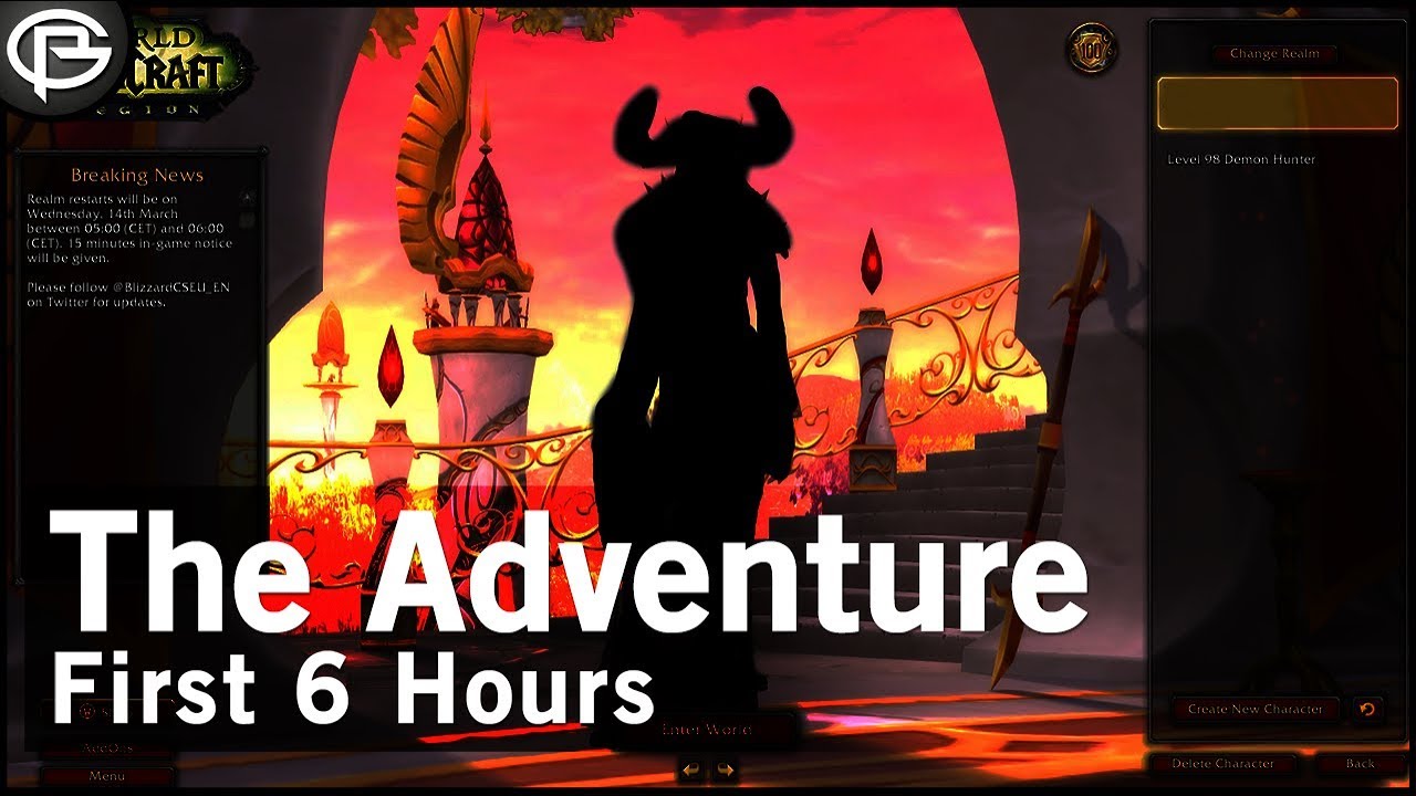New Account! New Character First 6 hours of the Adventure - YouTube