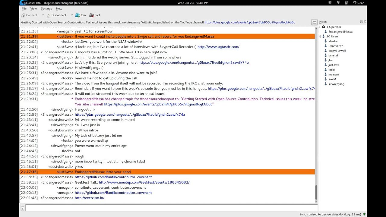 OS Hangout 002: Getting Started with Open Source Contribution - YouTube