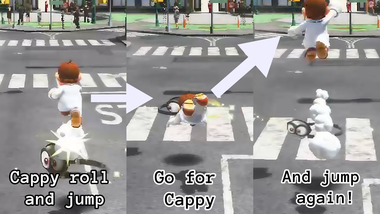 Super Mario Odyssey: Multiple Cappy Jumps - YouTube