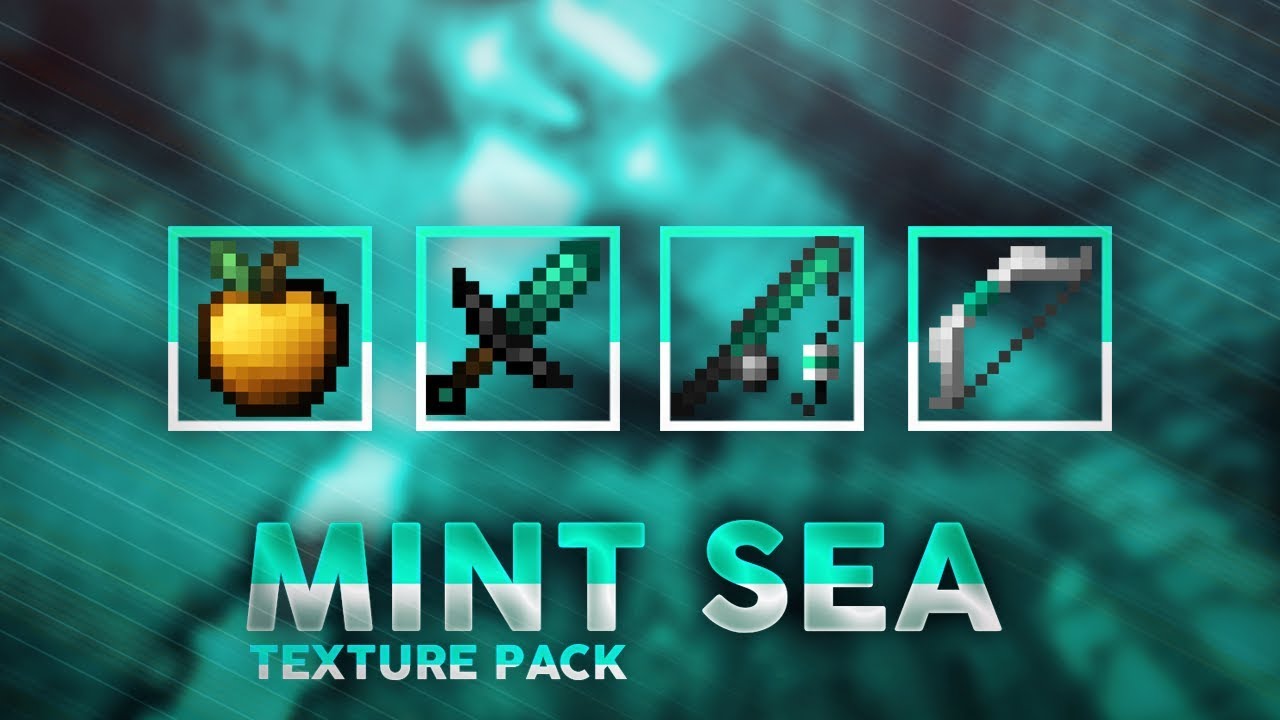 Minecraft PvP Resource Pack - Mint Sea 16x - UHC/Kohi - YouTube