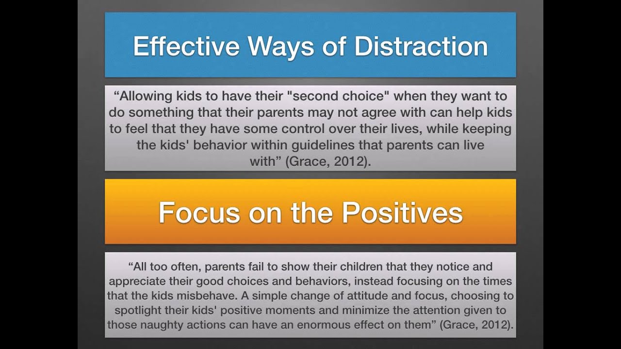 Distract and redirect - YouTube