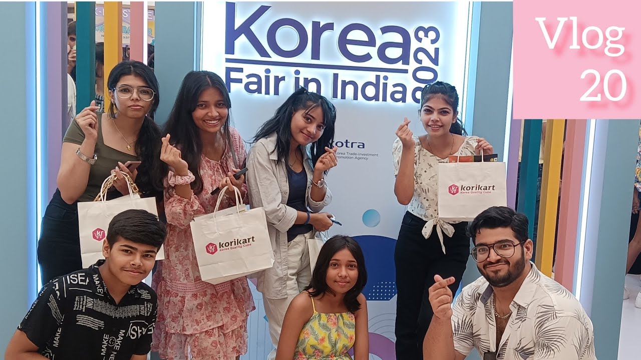 Visiting korean fair India 2023 || korean drama, kpop, korean food ...