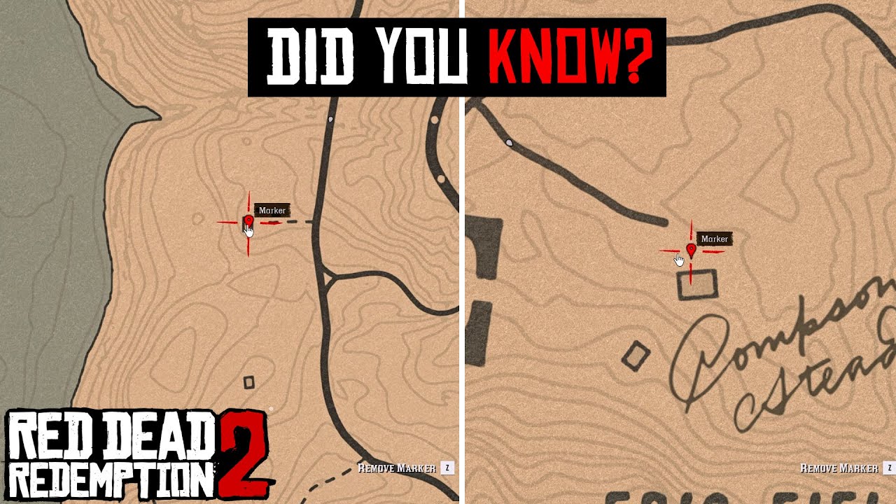 You passed here 1000+ times, but many of you never noticed these - RDR2 ...