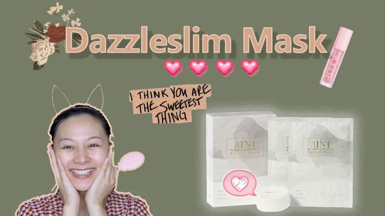 Mặt nạ trắng mịn bật tông??? Có thật không??? | Bánh Bèo Phù Phiếm | Review Dazzleslim 3 in 1 ...