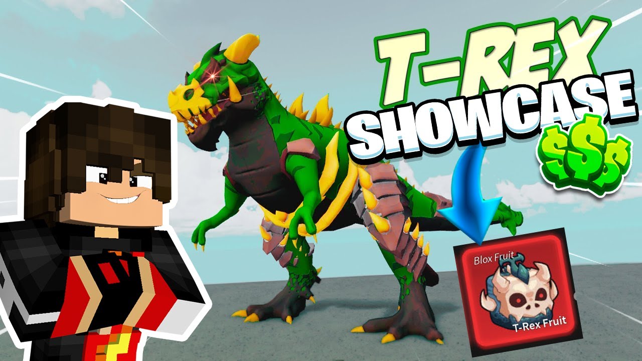 SHOWCASE DA T-REX + COMBO HIT-KILL NO BLOX FRUITS!! - YouTube