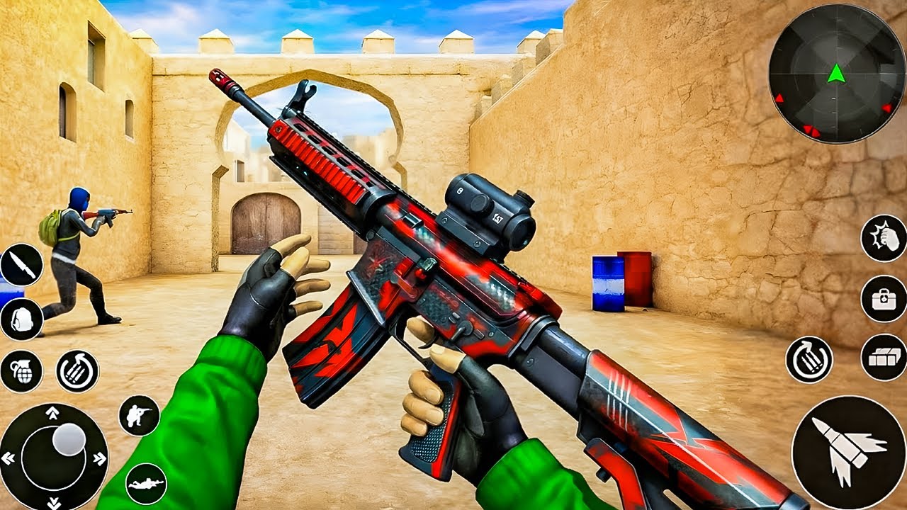 FPS Encounter Gun Shooting Games _ Android Gameplay - YouTube