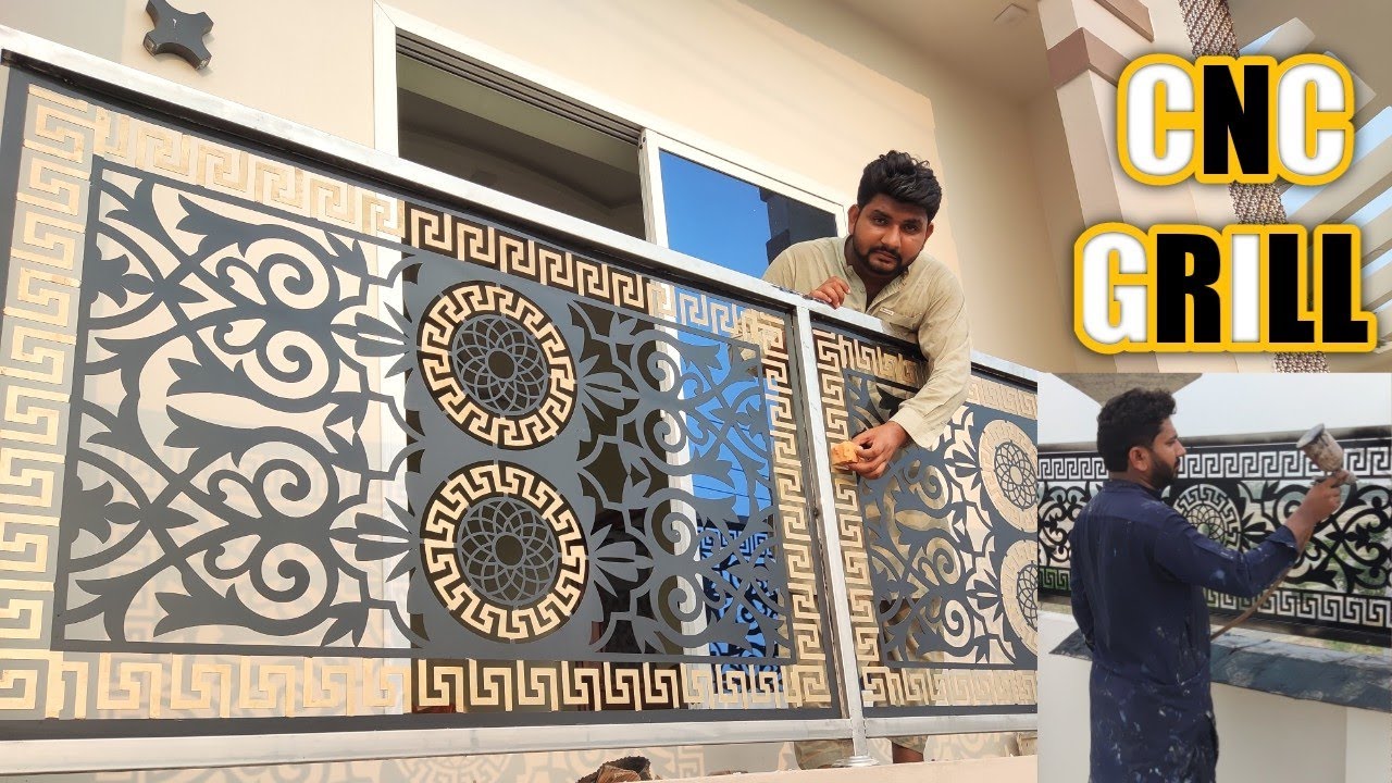 How to paint CNC Grill Golden and block 2022 - YouTube