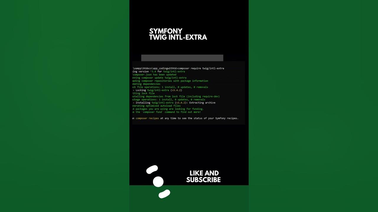 Symfony twig intl extra #shorts - YouTube