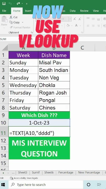Excel Tricks|| MIS interview Questions|| #exceltrick - YouTube