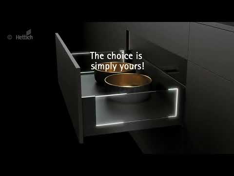 Drawer system AvanTech YOU: Design varieties and design freedom  | Hettich