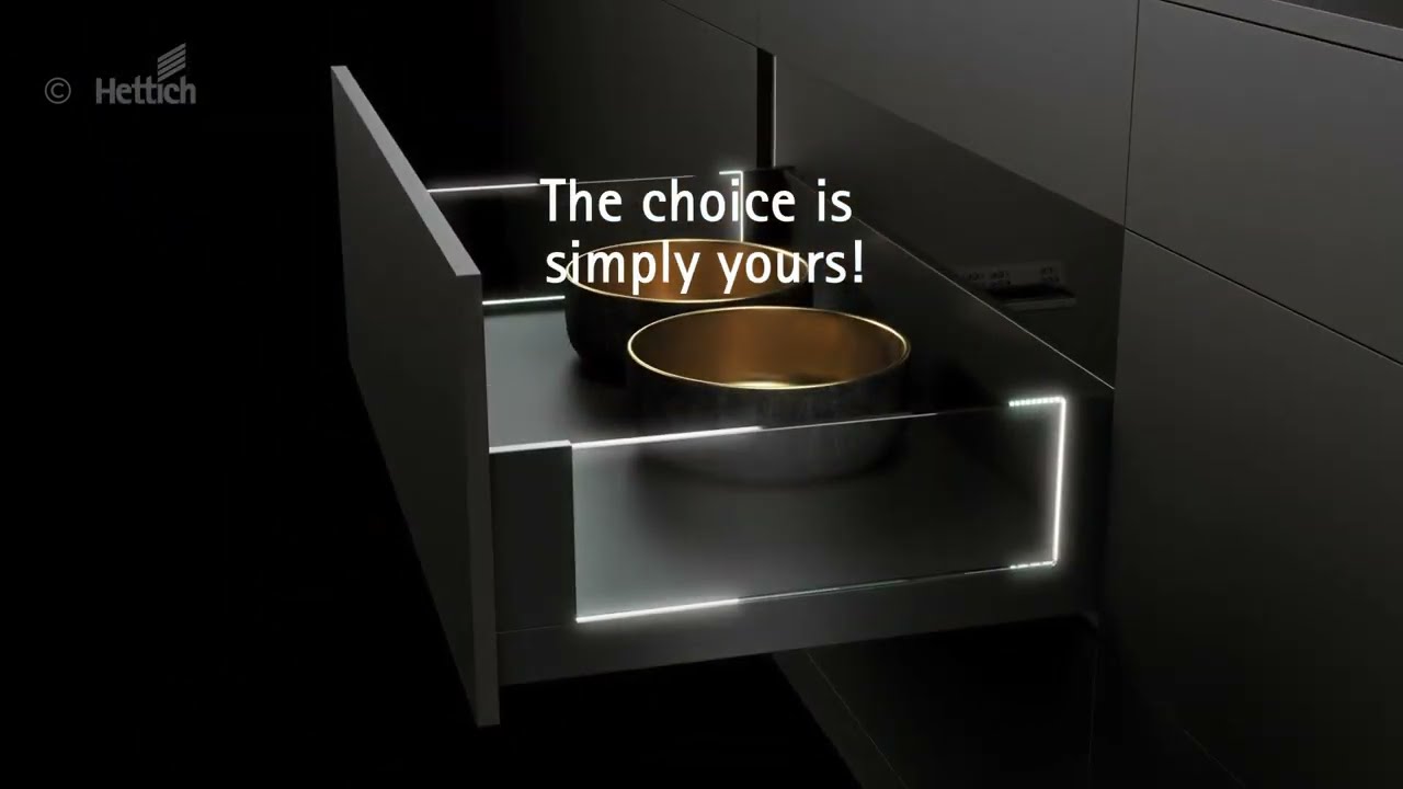 Drawer system AvanTech YOU: Design varieties and design freedom ...