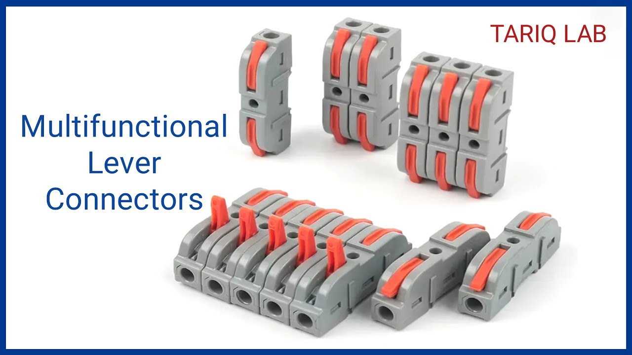 Multifunctional Lever Connectors | Wire Terminals - YouTube