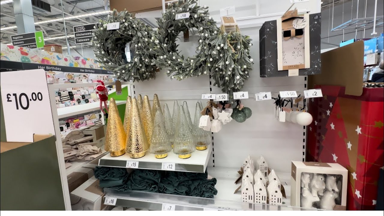 Asda George Home Christmas Decor / November 2024 - YouTube