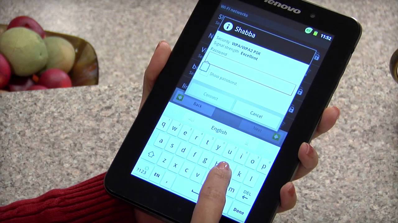 Tablet A1-07: Initial setup - YouTube