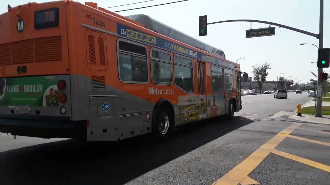 LACMTA 2002 NABI 40-LFW CNG #7634 - YouTube