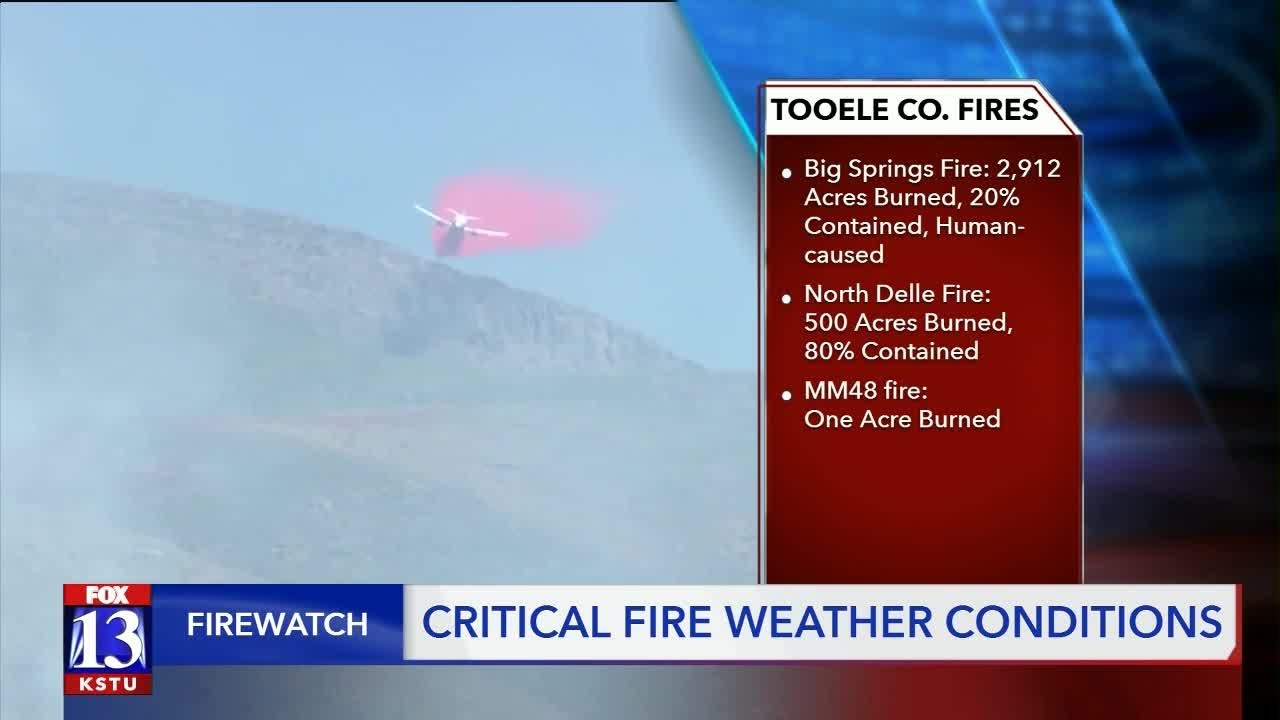 Critical fire and weather conditions - YouTube