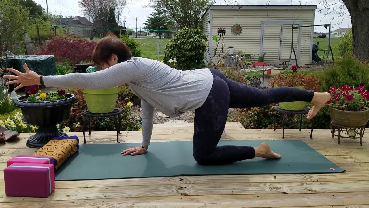 AT HOME yoga session with Ann! - YouTube