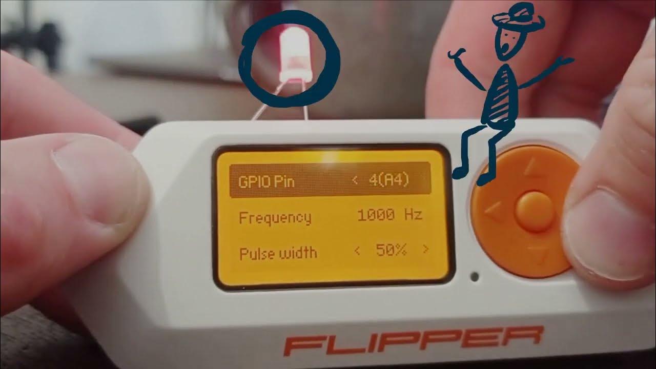 Flipper Zero - using Signal Generator to control LED dimming or a Servo from Arduino. - YouTube