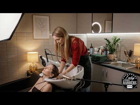 ASMR Saç Yıkama Videosu, Berber Bayan Marta Tarafından