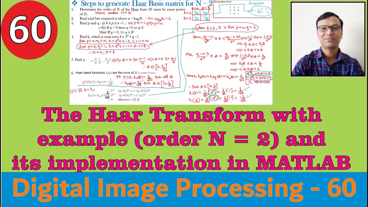The Haar Transform With Example order N 2 And Its Implementation In The Haar Transform With Example order N 2 And Its Implementation In